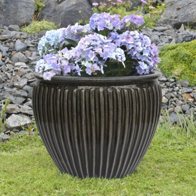 mims-glazed-bay-planter - Mims Pottery