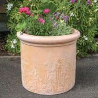 Terracotta Pottery | Hand Thrown Bowl Planters | Mims Pottery