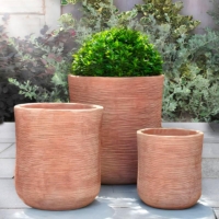Terracotta Pottery | Hand Thrown Bowl Planters | Mims Pottery